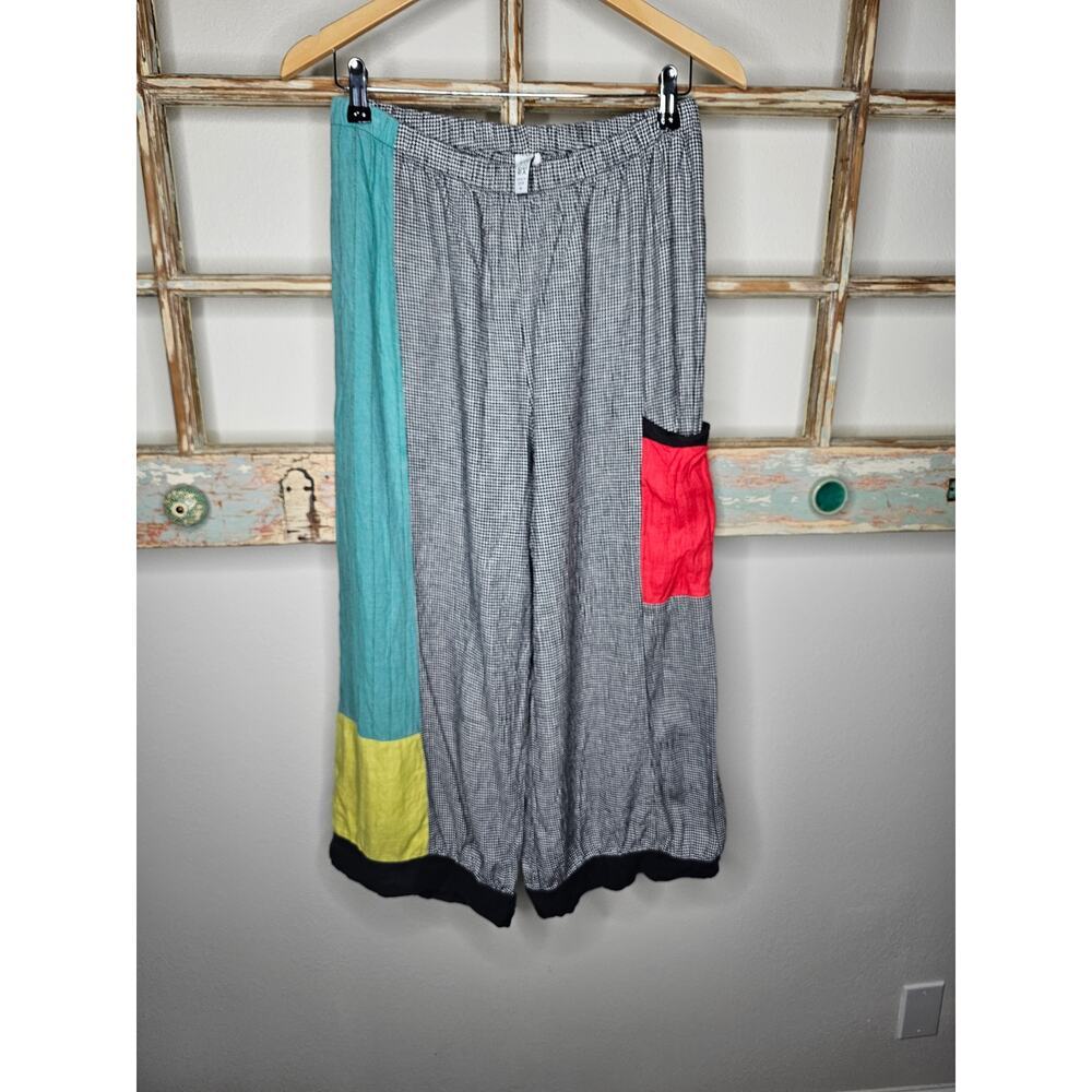Saint Tropez Khangura The Looker Pants Color Block Si… - Gem